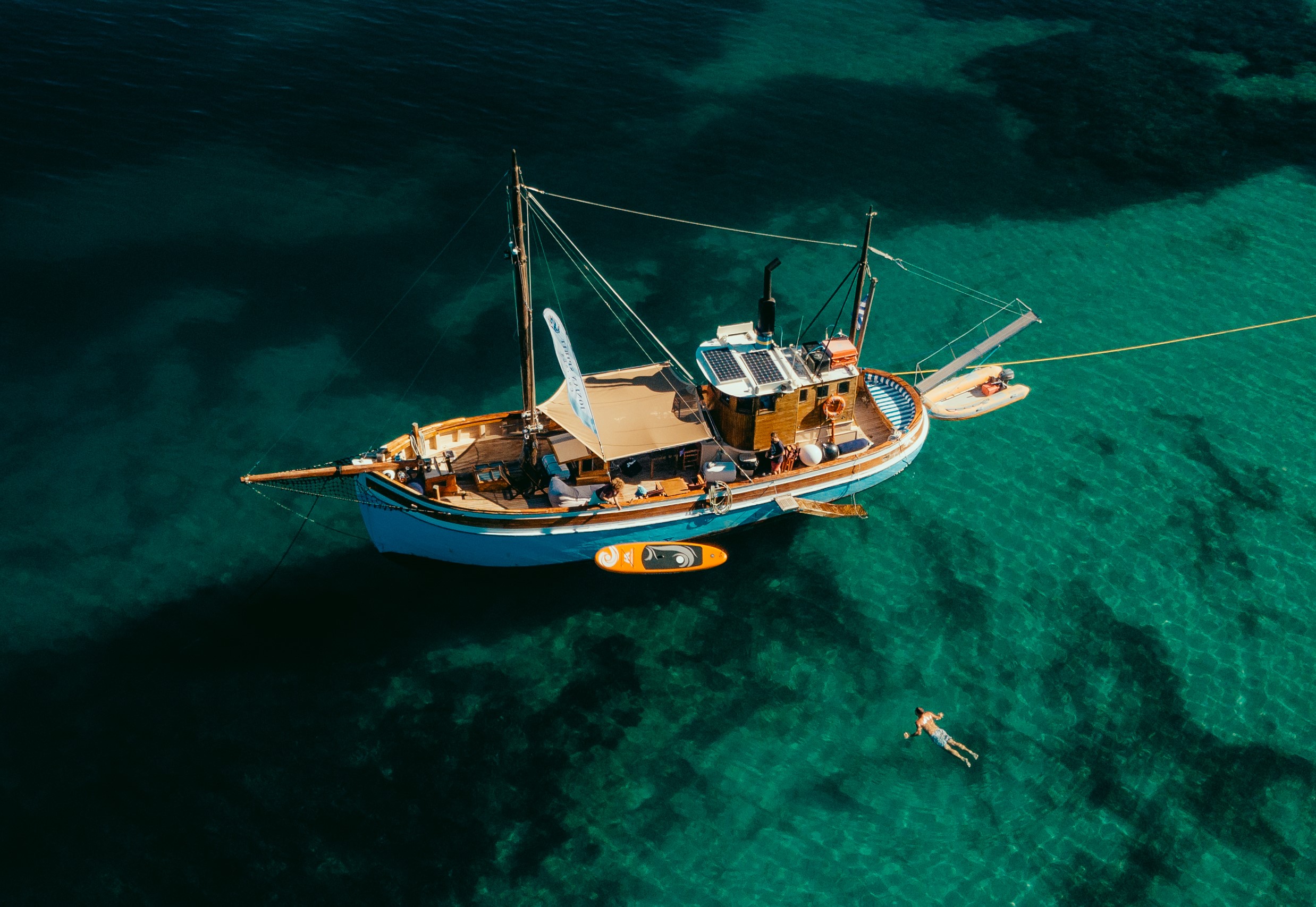 Kalamos with kaiki - The Thinking Traveller